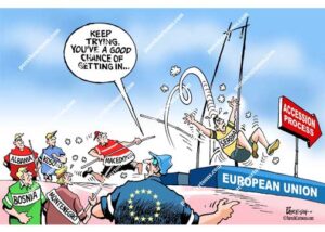 EU and Balkan states - Paresh Cartoons