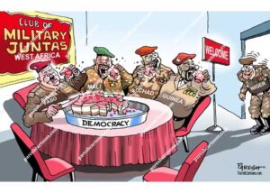 African military juntas - Paresh Cartoons